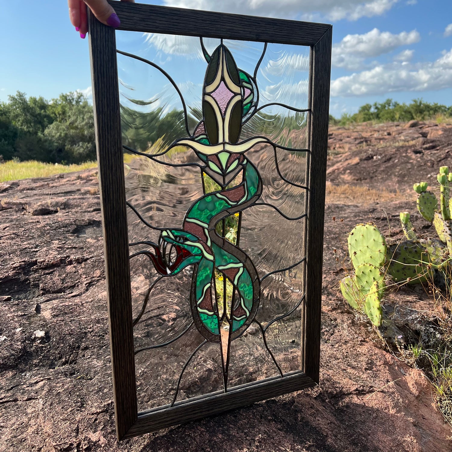 Stained Glass Artisan Rooted in Texas – Desert Willow Glass