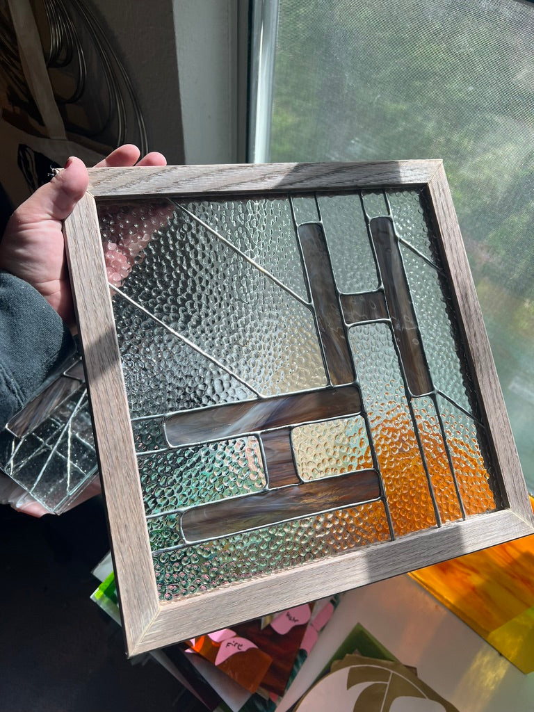 Western & American Traditional Inspired Stained Glass – Desert Willow Glass