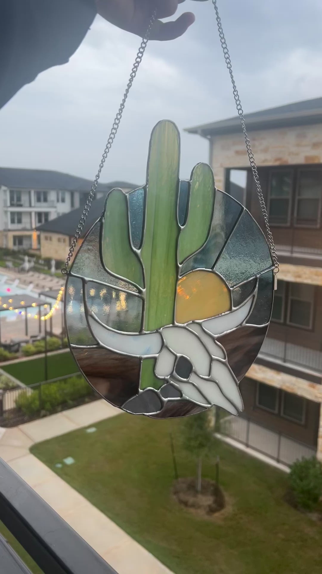 Western & American Traditional Inspired Stained Glass – Desert Willow Glass